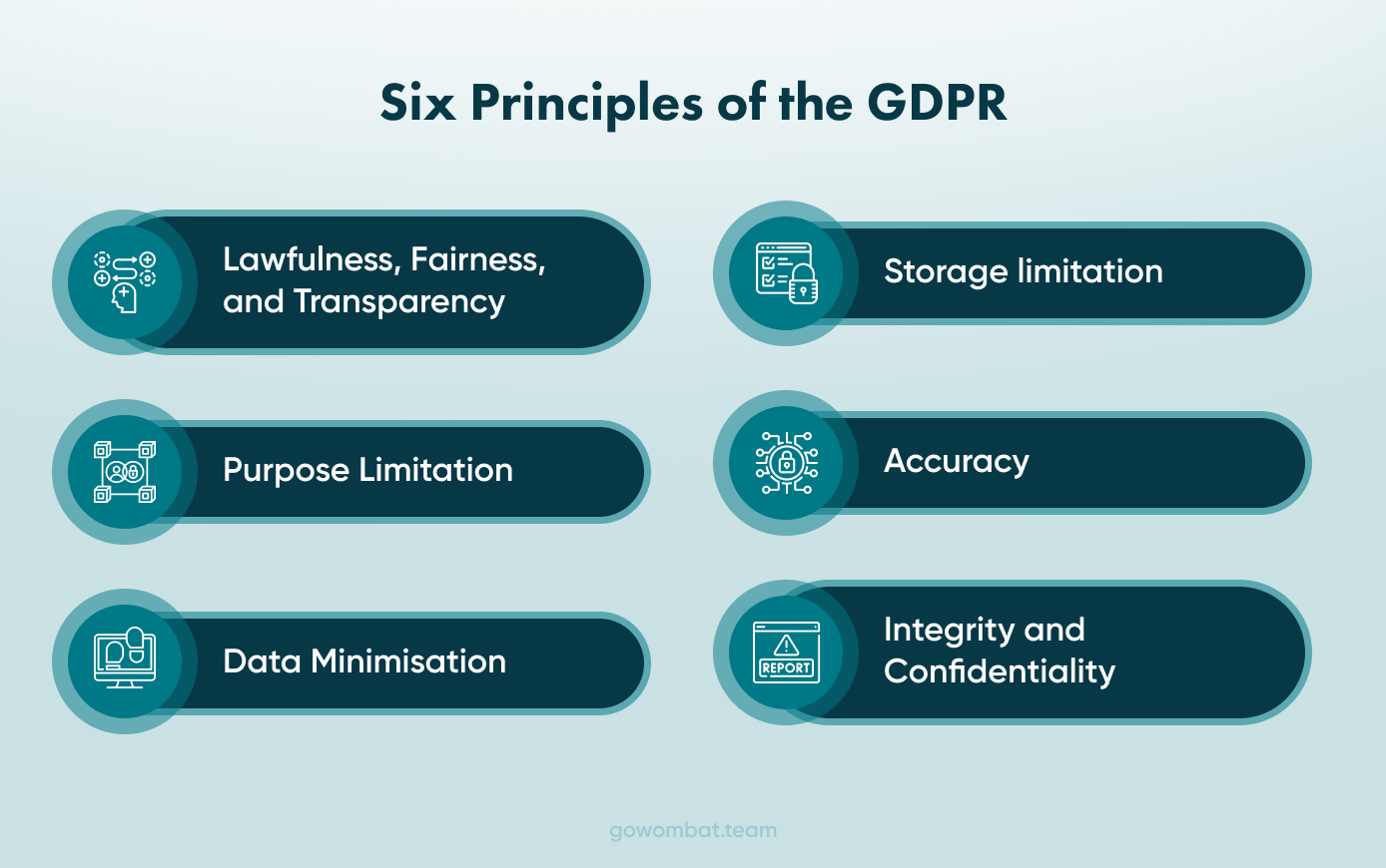 6 GDPR Compliance Principles You Need to Master | Go Wombat
